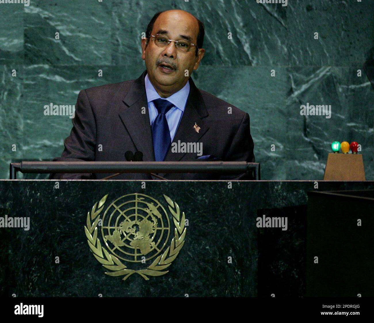 Malaysian Foreign Minister Datuk Seri Syed Hamid Albar addresses the ...