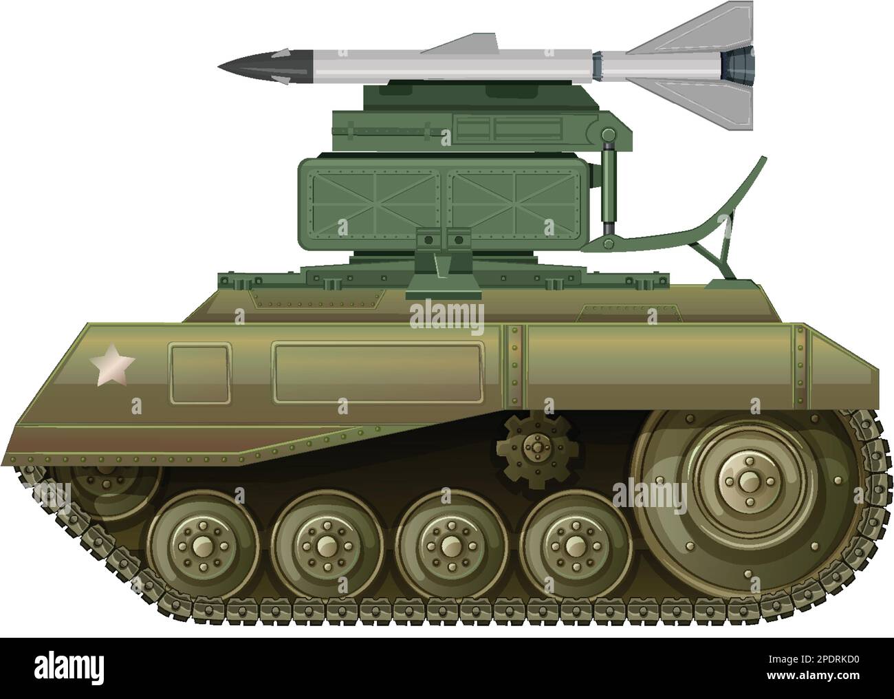 Military missile launcher vector illustration Stock Vector Image & Art ...