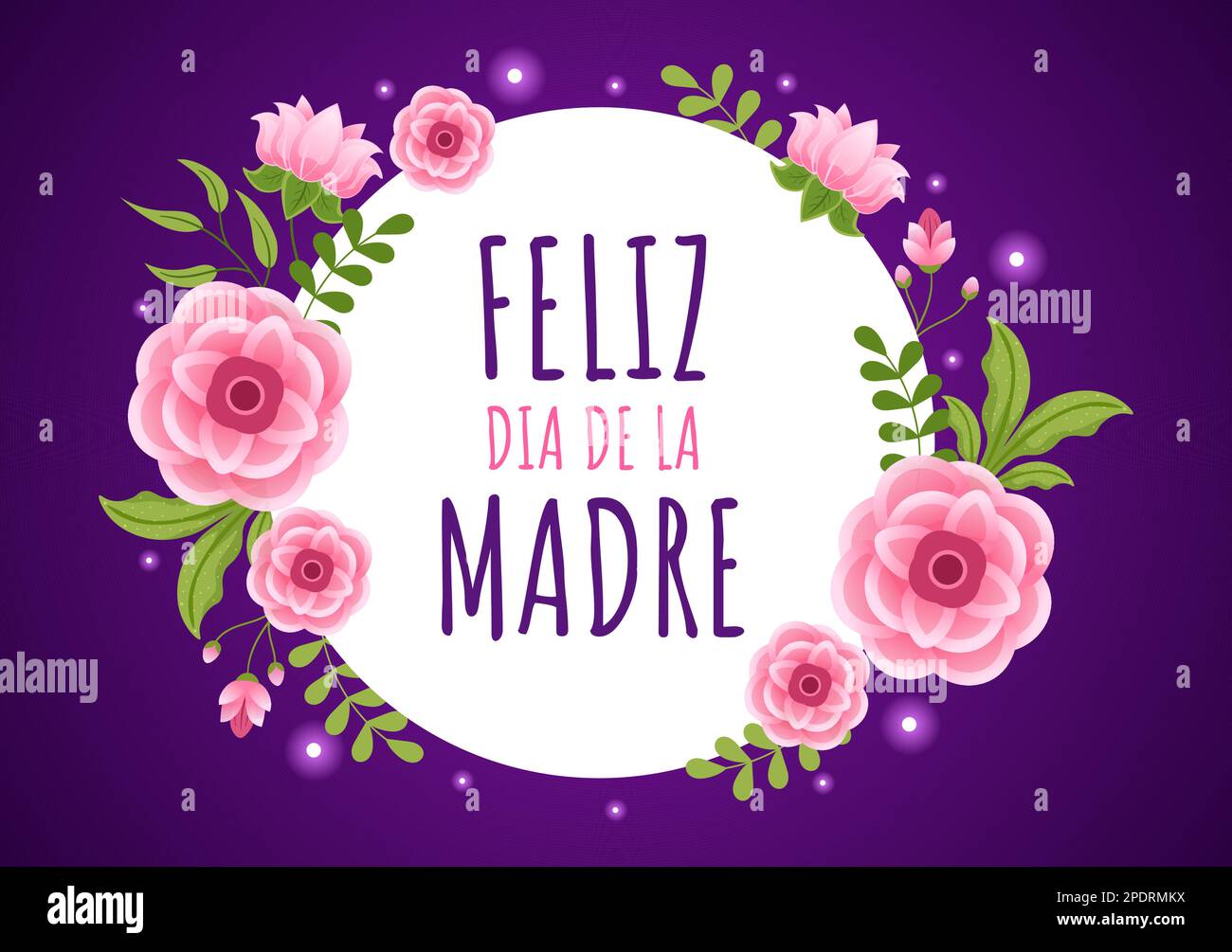 Feliz Día De La Madre Illustration with Celebrating Happy Mother Day ...