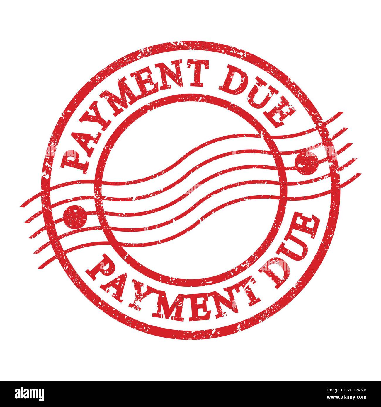 Payment due stamp hi-res stock photography and images - Alamy