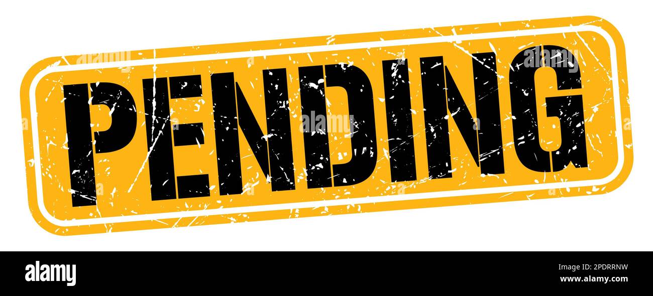 Pending stamp sign seal hi-res stock photography and images - Alamy