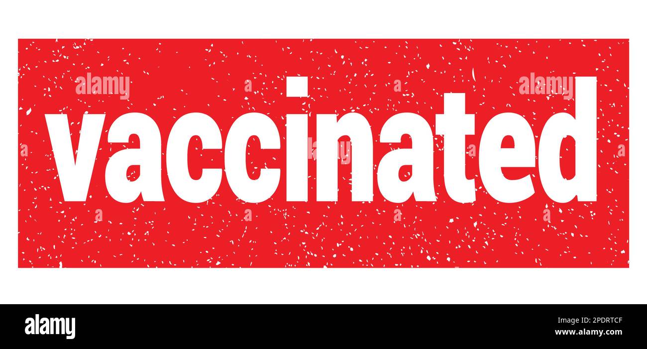 Vaccinated logo hi-res stock photography and images - Alamy