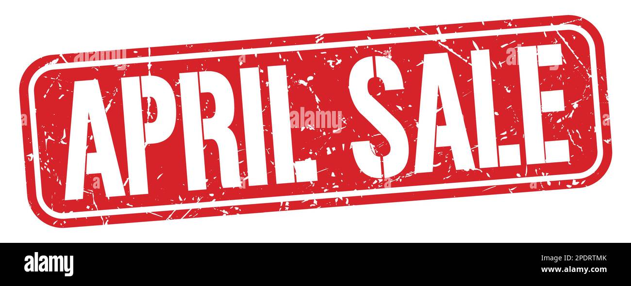 April sale banner hi-res stock photography and images - Alamy