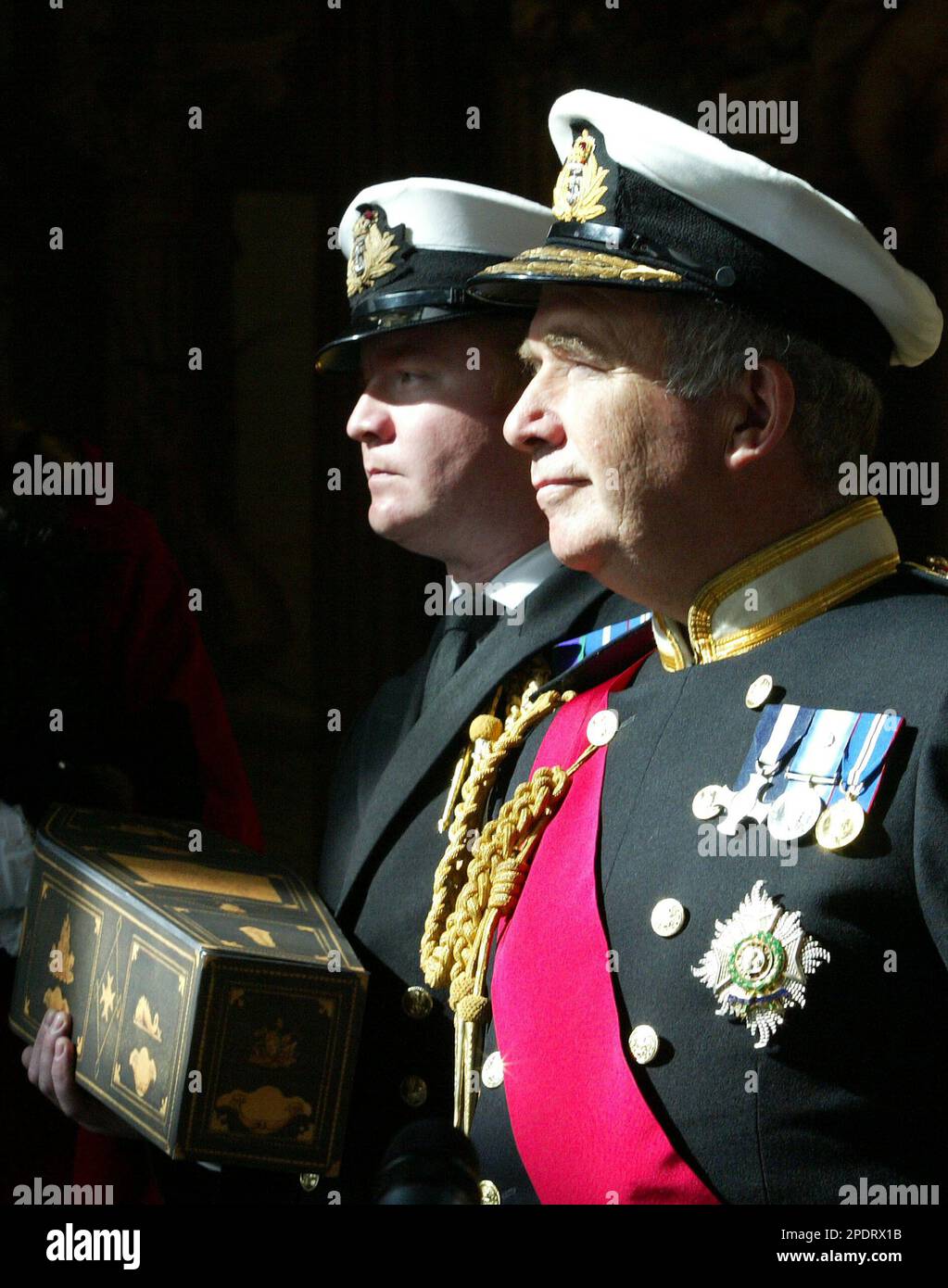 Officers from the Royal Navy re-enact the funeral of Britain's greatest ...