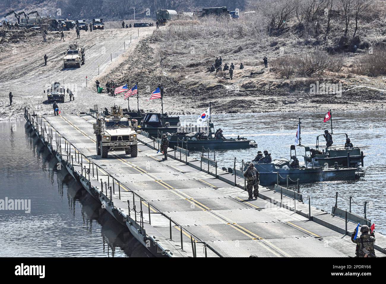 Korean military training ground hi-res stock photography and images - Alamy