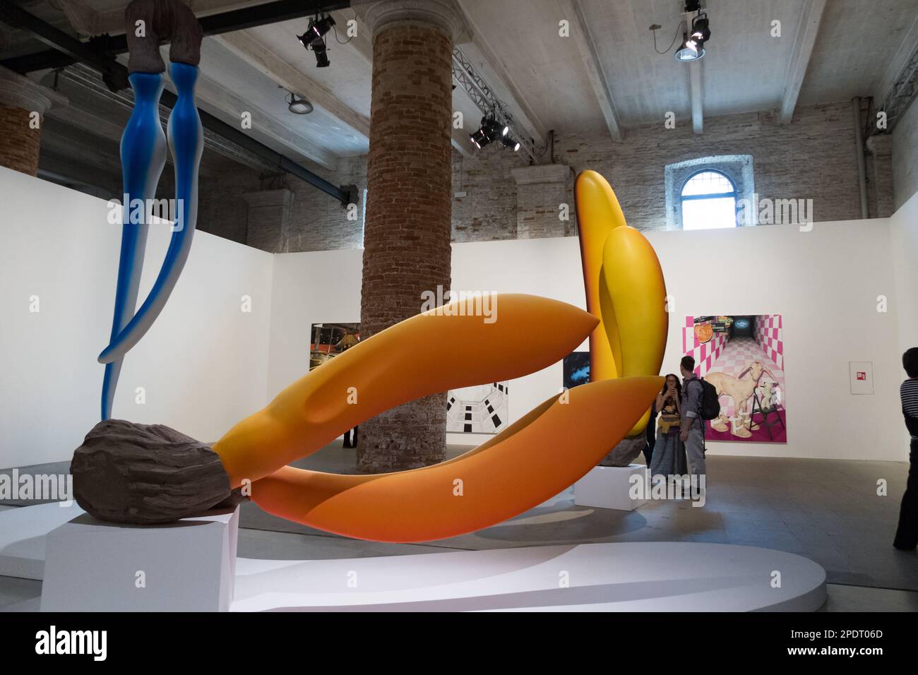 A general view of the artwork Tunnel Boring Machine by Spanish artist ...