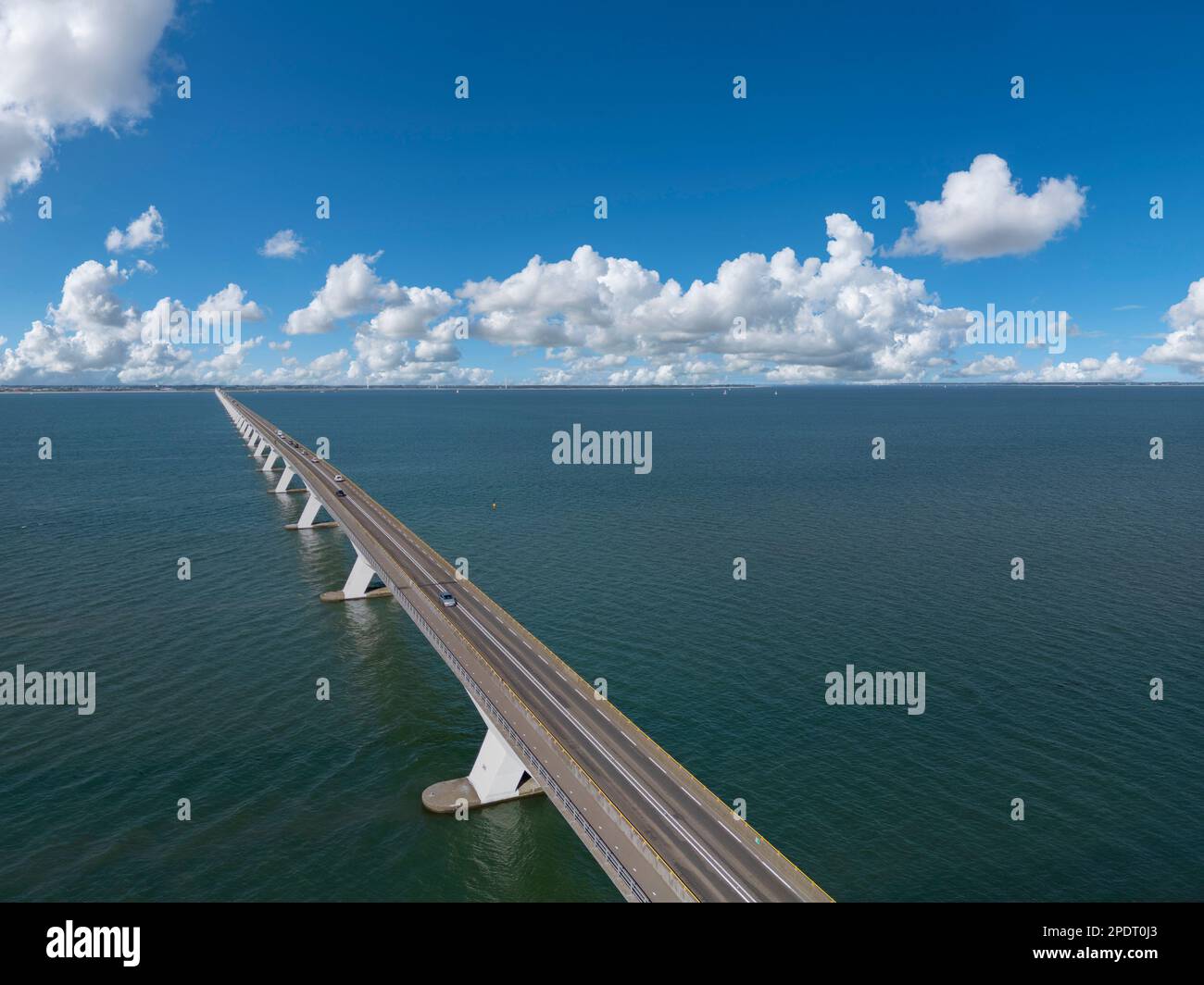 Aerial road sea estuary hi-res stock photography and images - Alamy