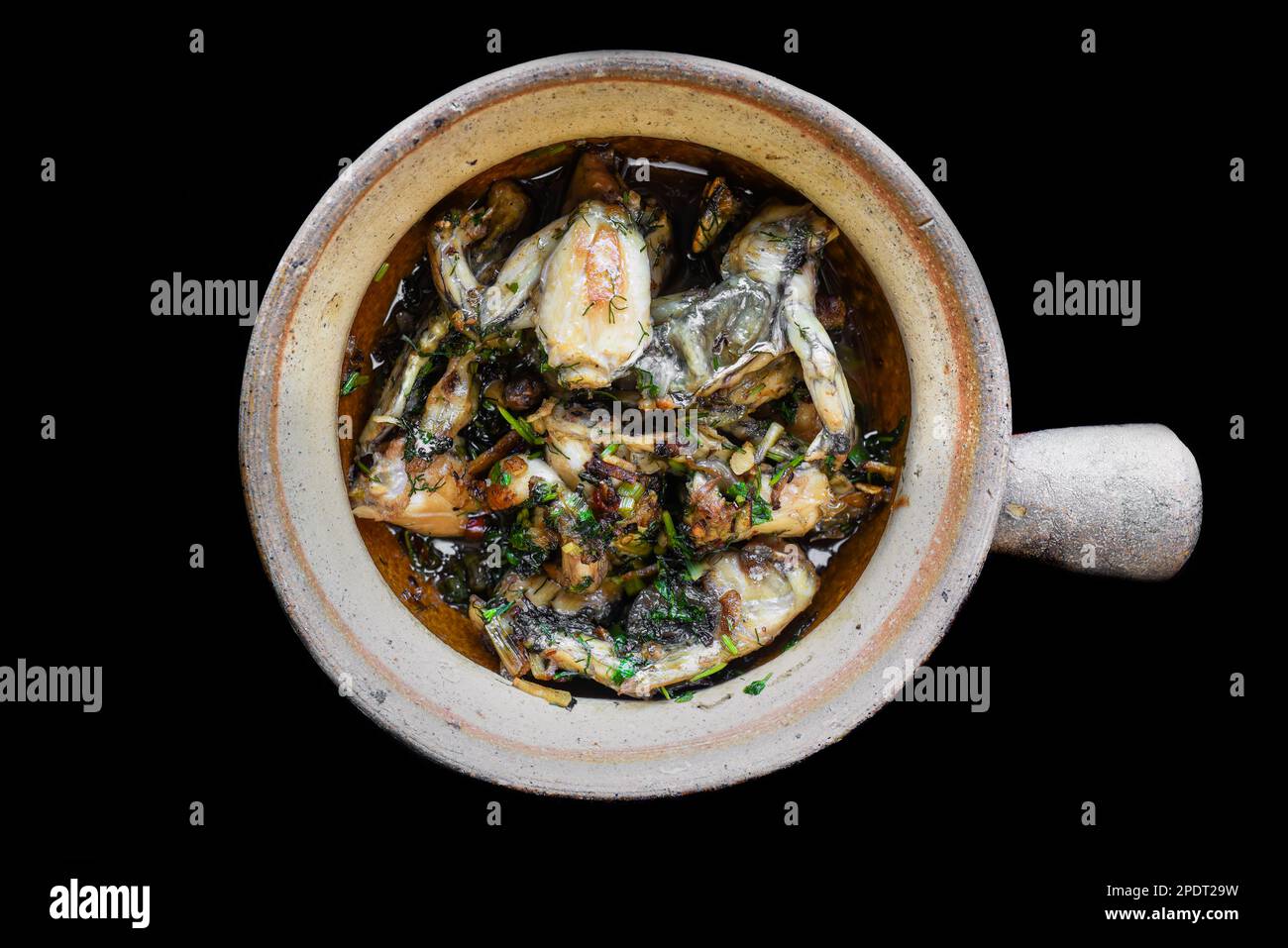 Frog dish menu hi-res stock photography and images - Alamy