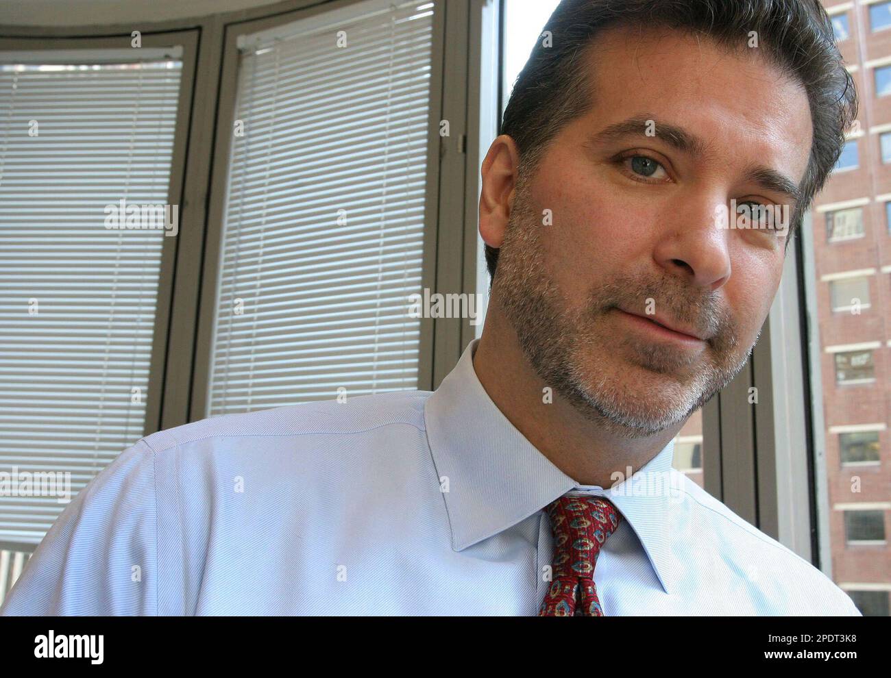 Attorney at law Christopher A. Seeger poses for a photograph in his ...