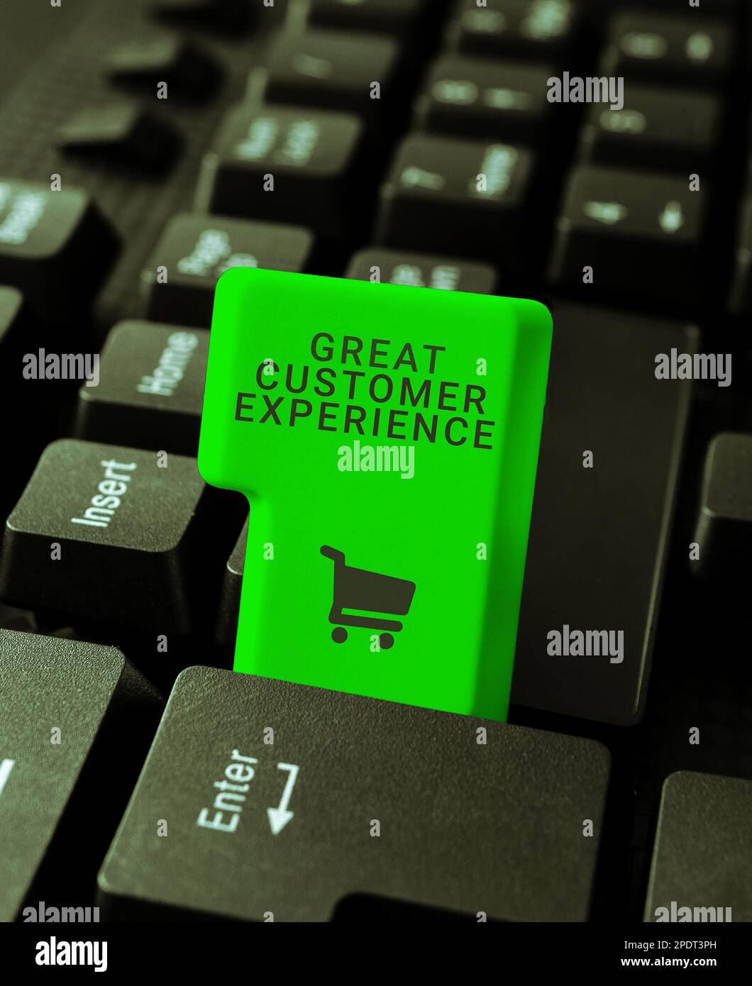 Sign displaying Great Customer Experience. Business idea responding to ...