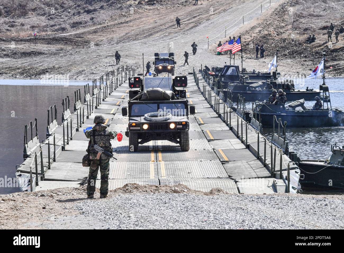 Korean military training ground hi-res stock photography and images - Alamy