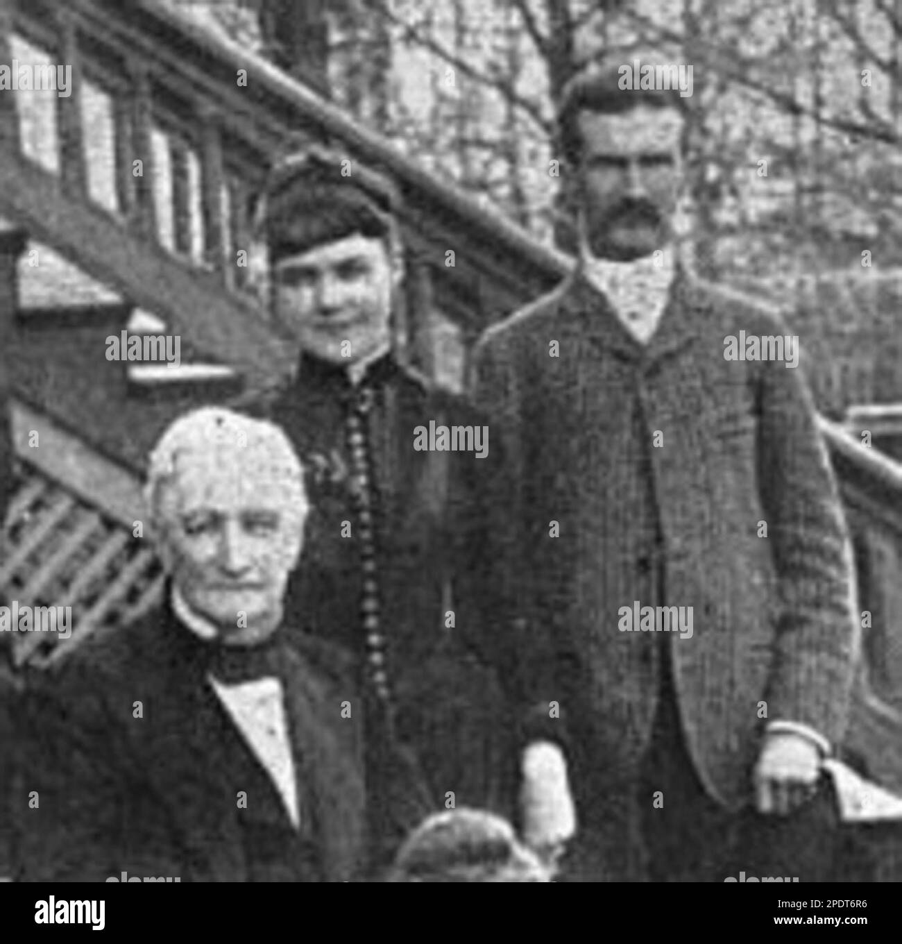 Edward C. Peters (right) with his wife Helen (middle) and father ...