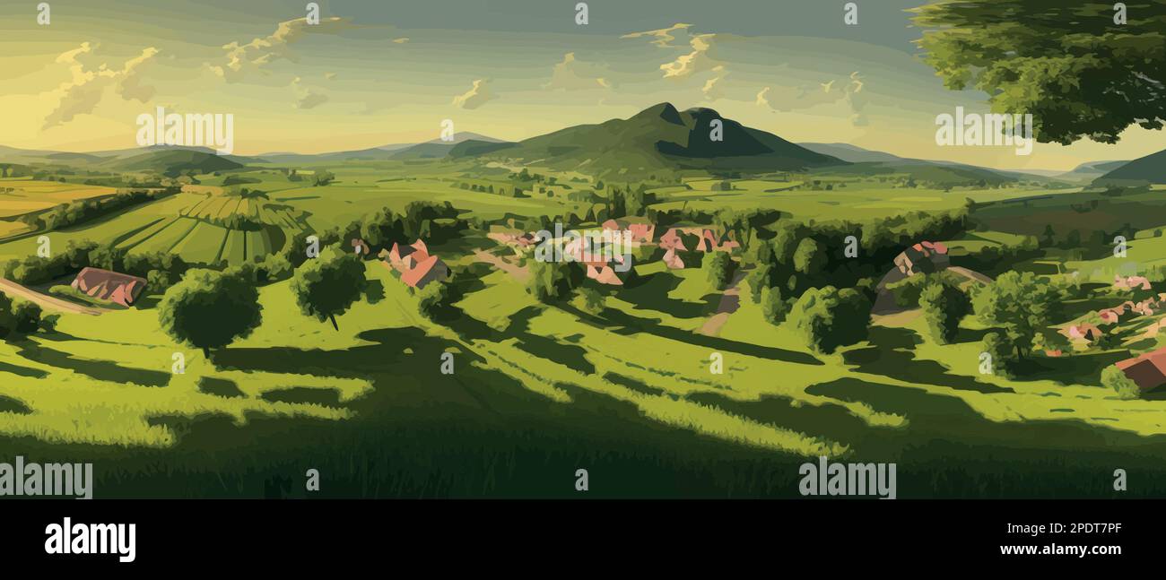 Dairy farm england Stock Vector Images - Alamy