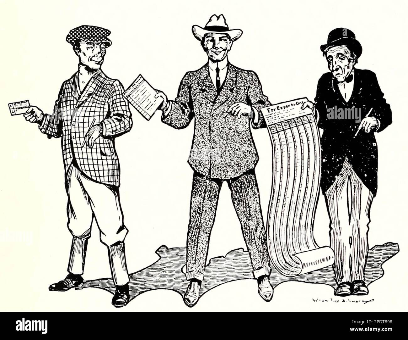 Political cartoon about Oregon direct democracy, 1912 Stock Photo - Alamy