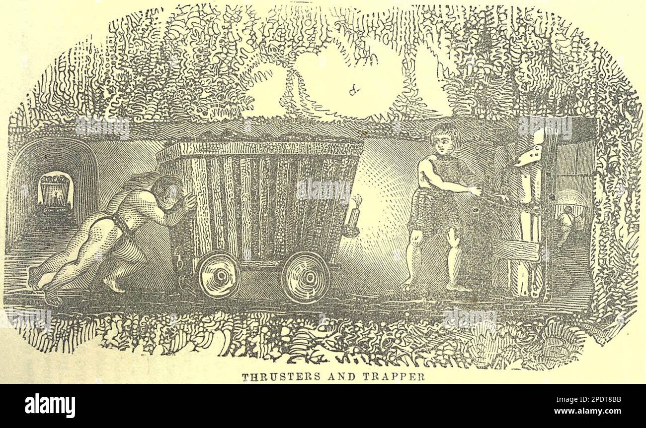 Two thrusters and a trapper in a UK (English/Welsh) coal mine about ...