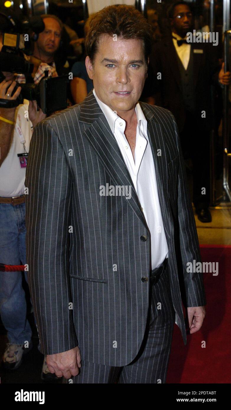 Actor Ray Liotta arrives at the gala premiere for the movie Revolver ...