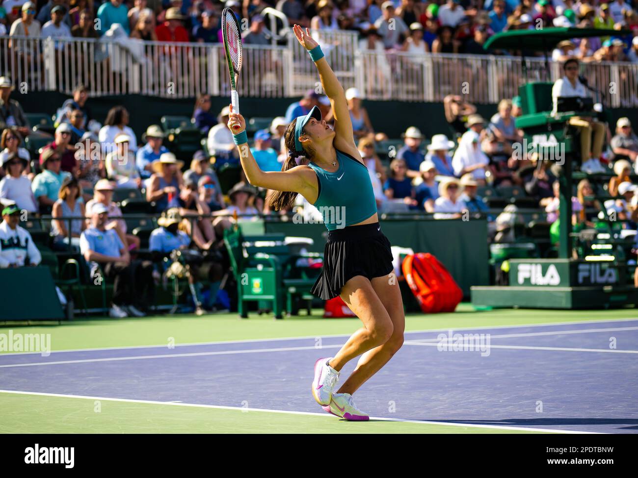 Indian Wells, USA - 13/03/2023, Emma Raducanu of Great Britain in ...