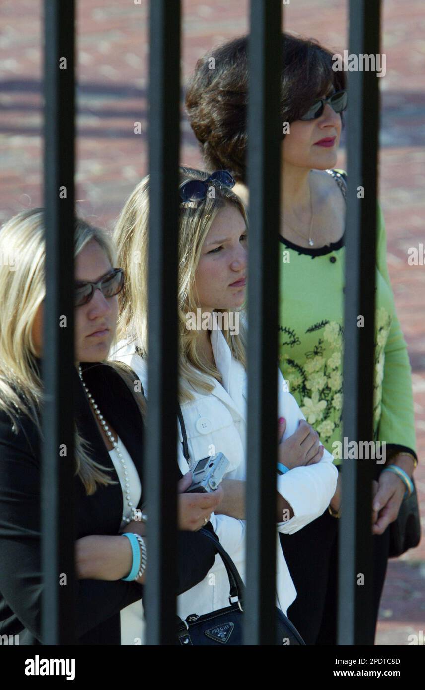 Peggy Ogonowski, right, the widow of John Ogonowski, the pilot of ...
