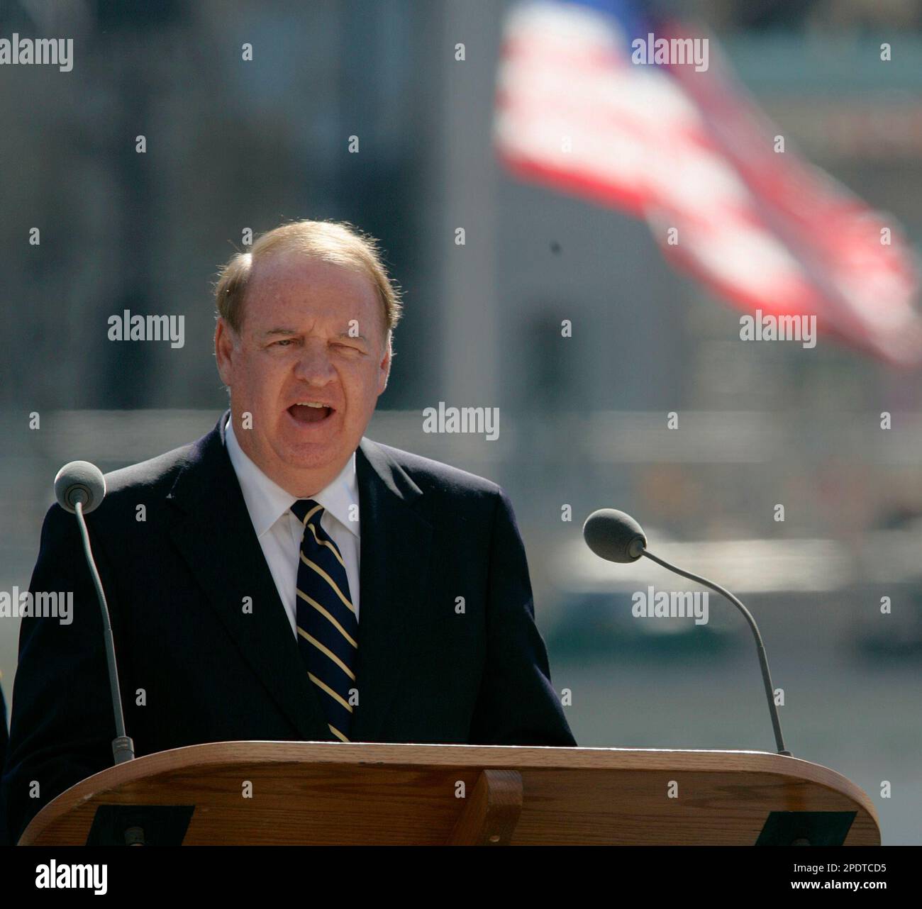 Acting New Jersey Gov. Richard Codey speaks at the September 11th ...