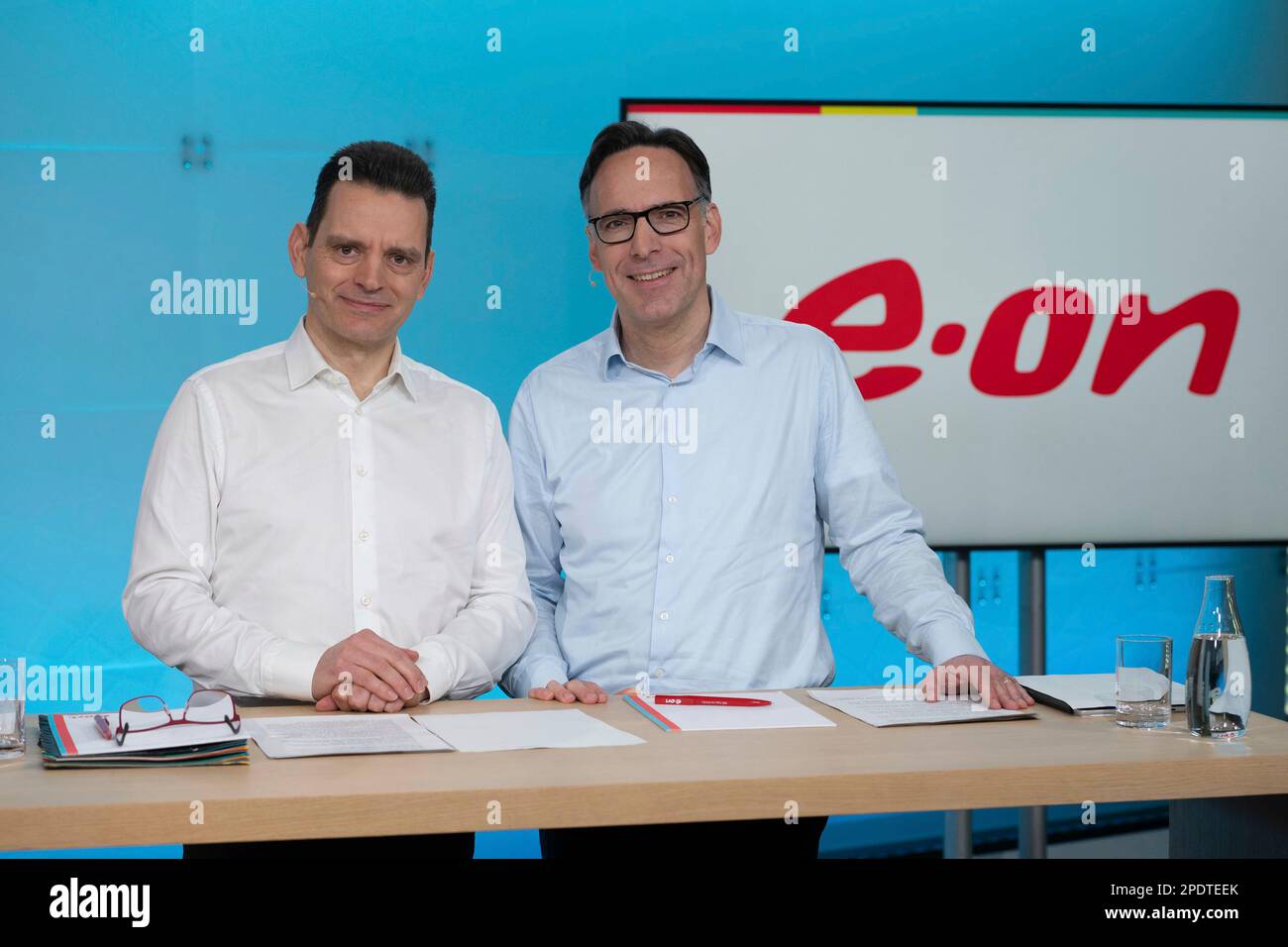 left to right Leonhard BIRNBAUM, Management Chairman CEO, Marc SPIEKER ...