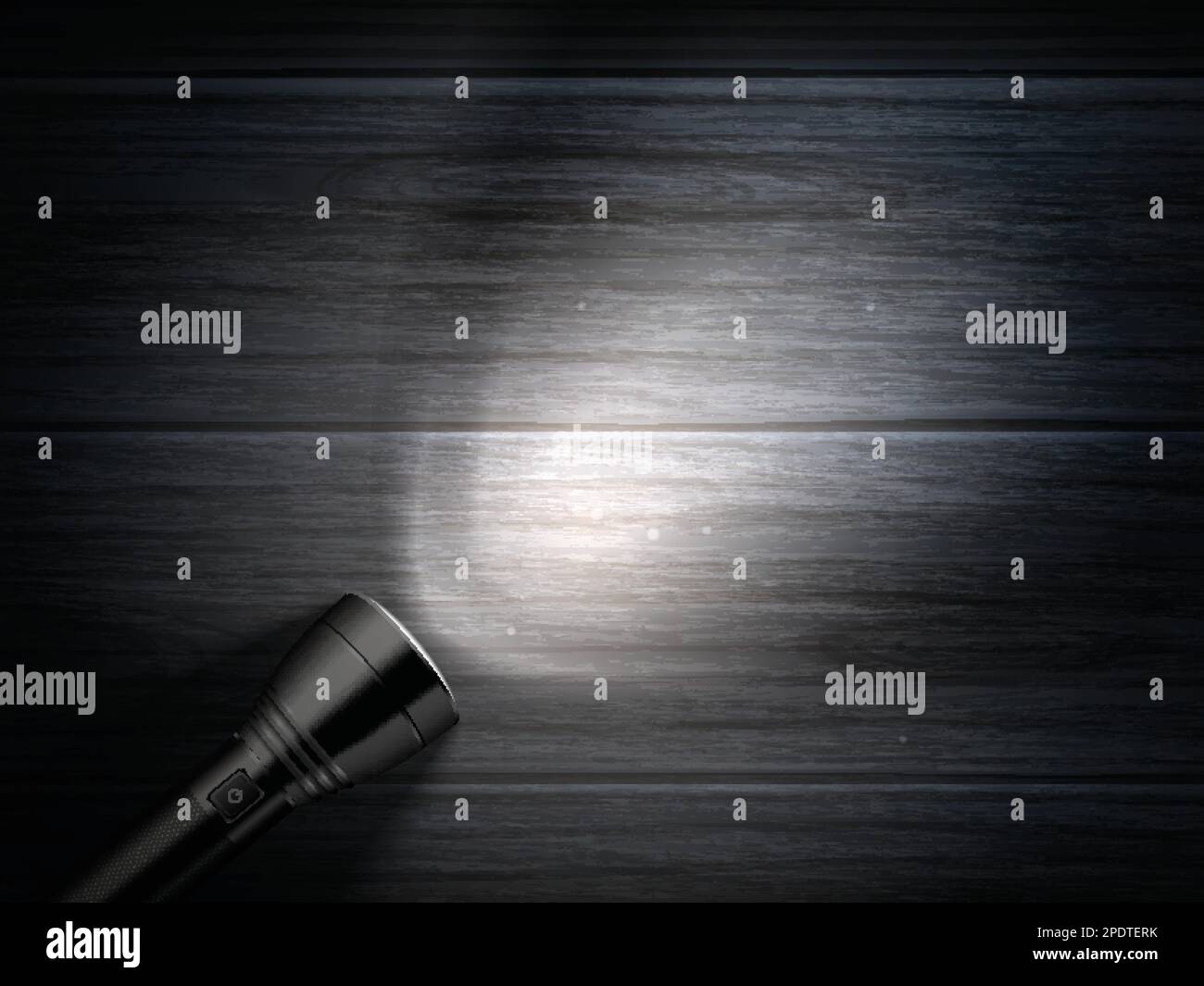 Flashlight Beam On Wall