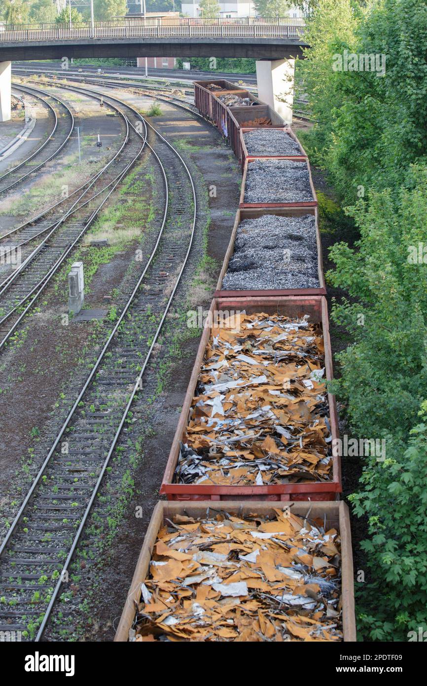 DUISBURG, GERMANY. 31 May, 2018. HKM Steelworks in Duisburg, Germany ...