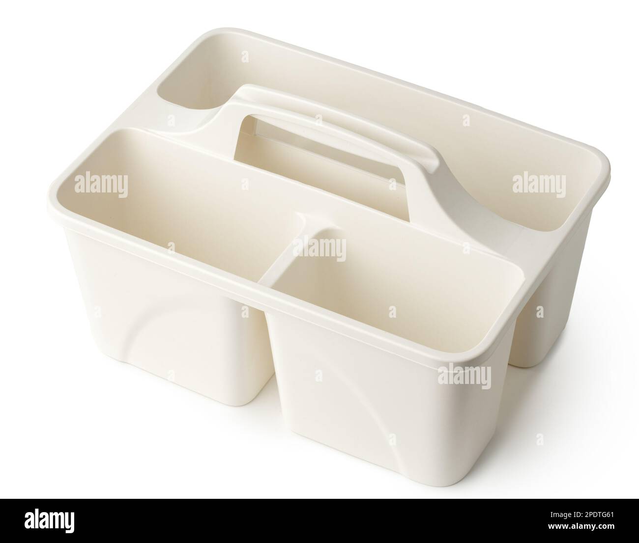 White plastic tray isolated on white background Stock Photo - Alamy