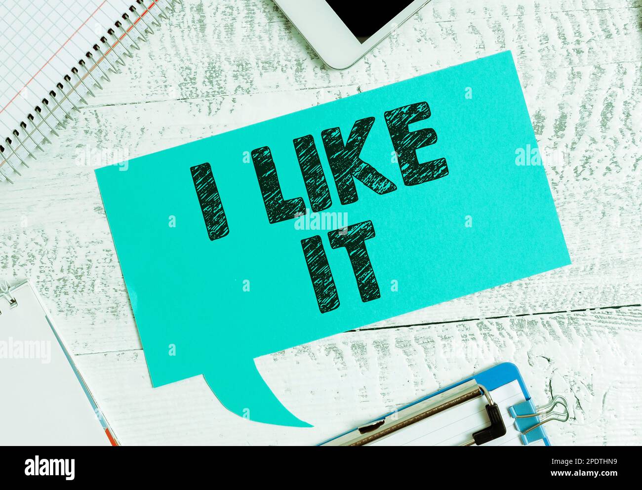 Hand writing sign I Like It. Business showcase To be pleased with ...