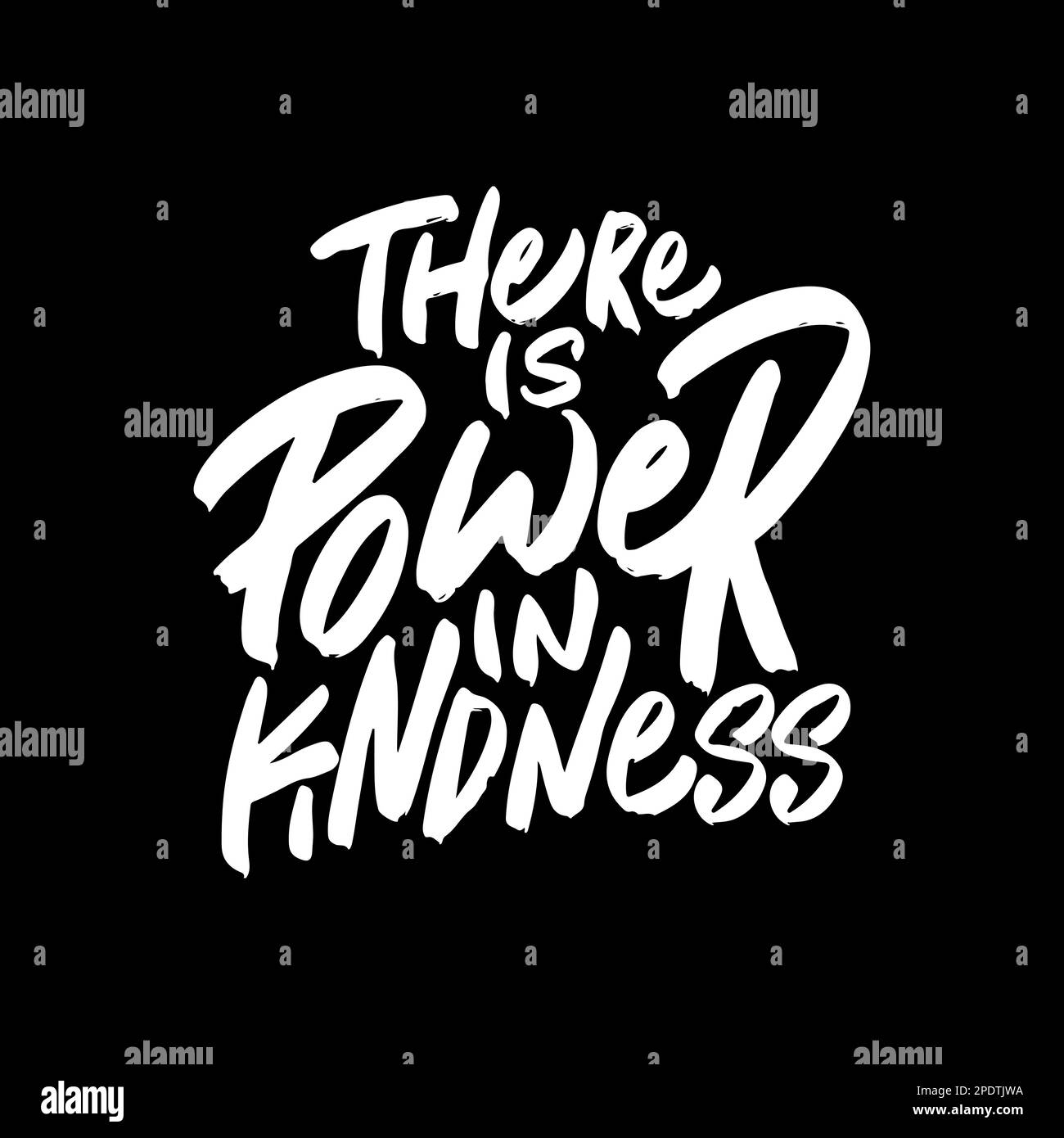 The power of kindness Stock Vector Images - Alamy