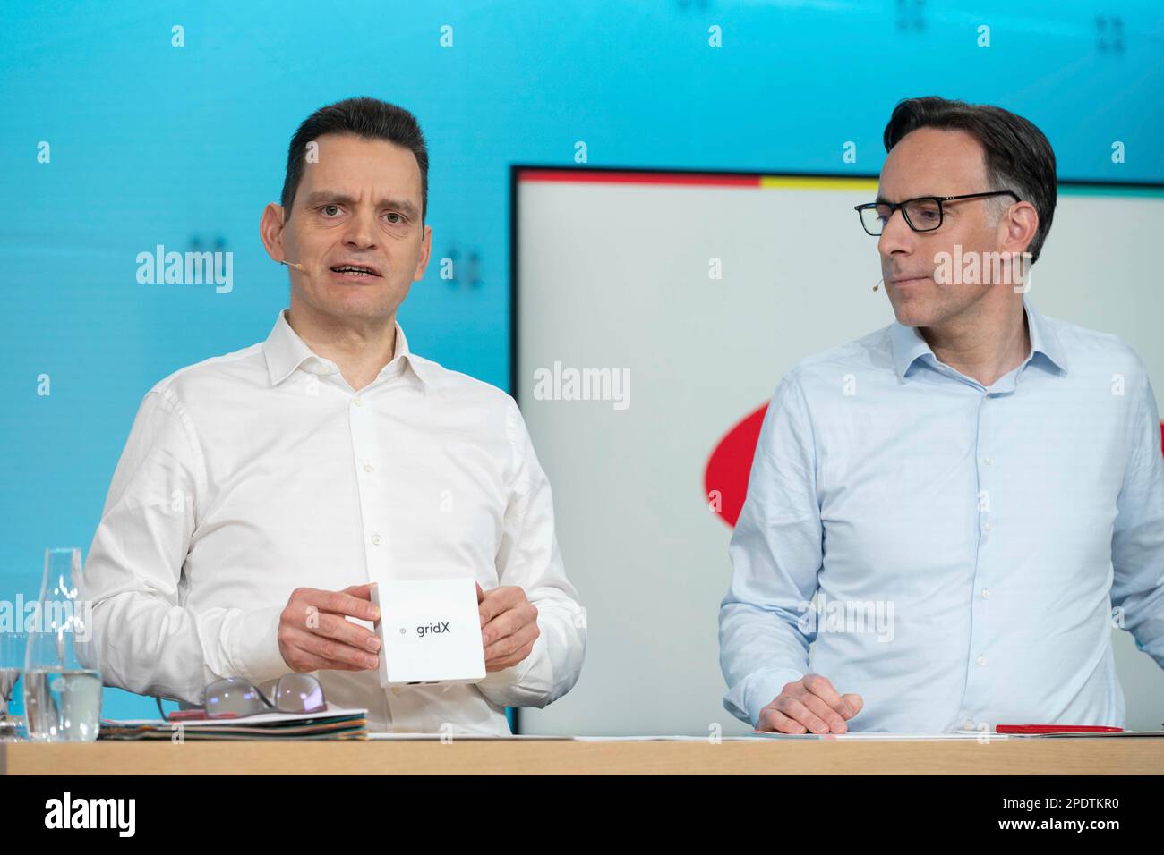 left to right Leonhard BIRNBAUM, Management Chairman CEO, Marc SPIEKER ...