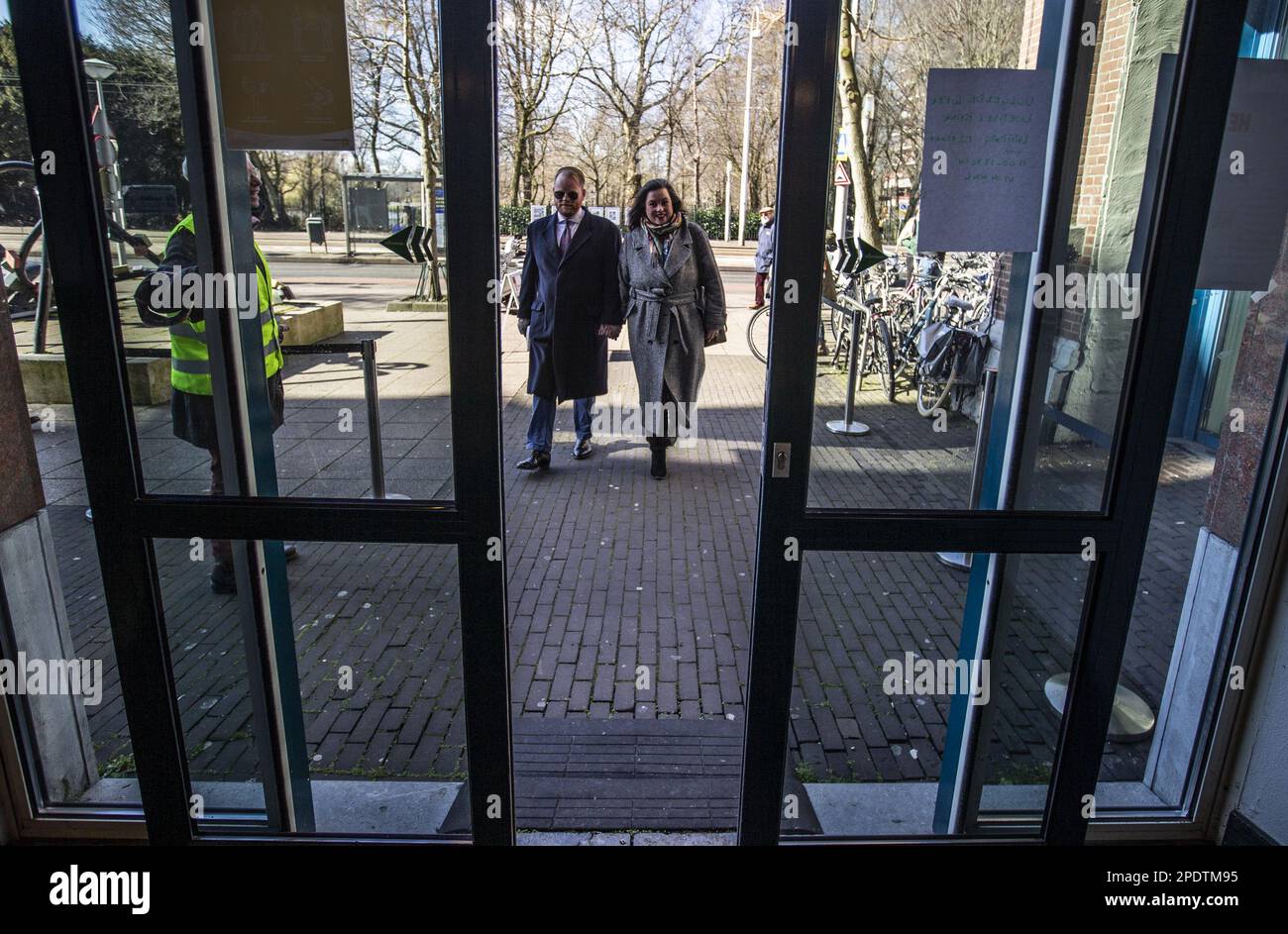 AMSTERDAM - JA21 party leader Annabel Nanninga for the Senate casts her ...