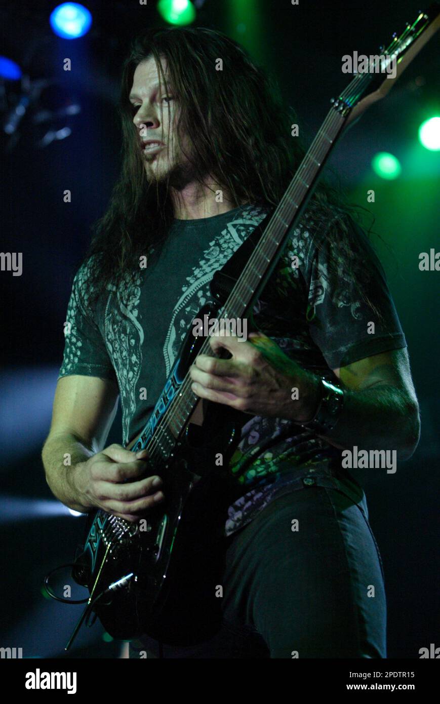 Chris Broderick Megadeth performing live in concert at the Hordern ...