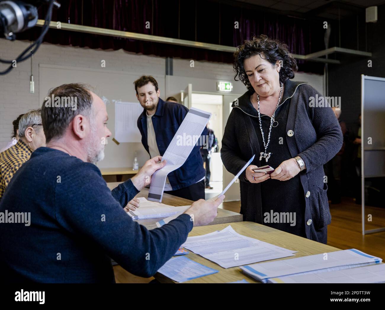OKKENBROEK - 15/03/2023, BBB leader Caroline van der Plas casts her ...