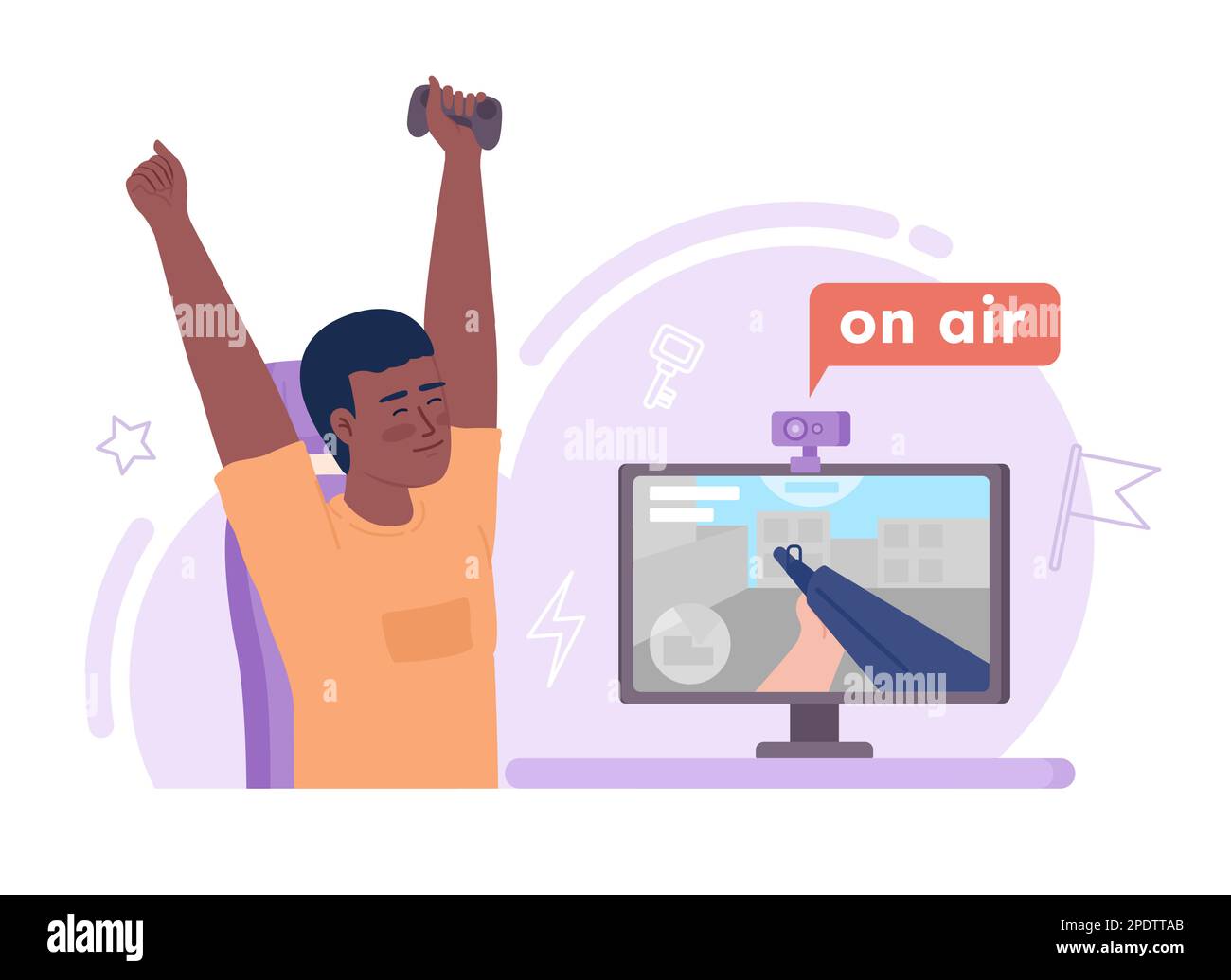 2d entertainment Stock Vector Images - Alamy