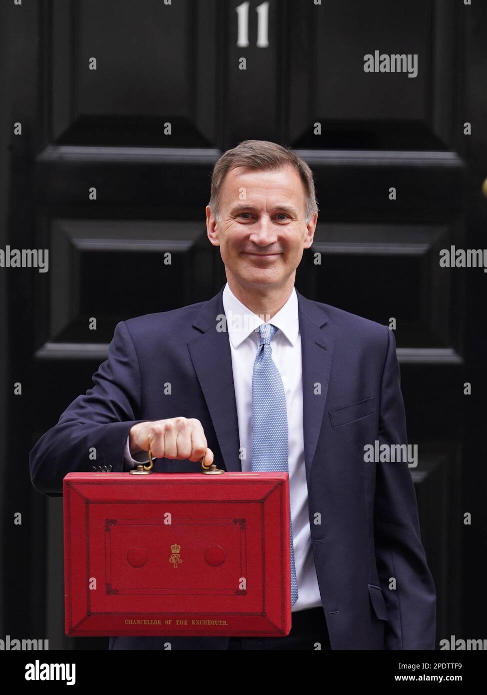 Chancellor of the Exchequer Jeremy Hunt leaves 11 Downing Street ...