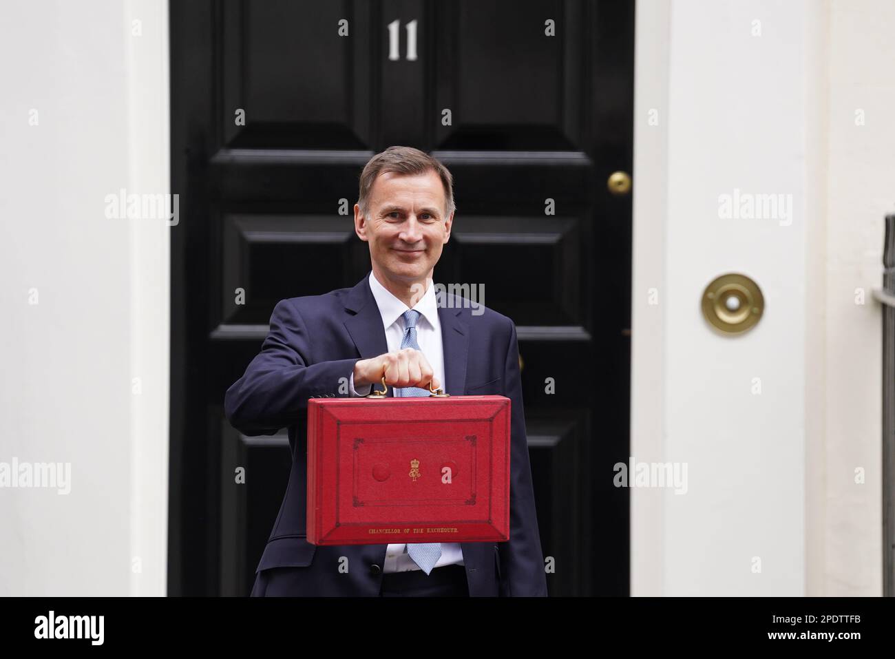 Chancellor of the Exchequer Jeremy Hunt leaves 11 Downing Street ...