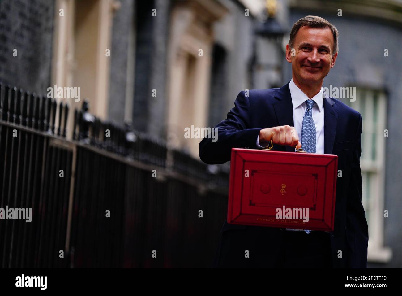 Chancellor of the Exchequer Jeremy Hunt leaves 11 Downing Street ...