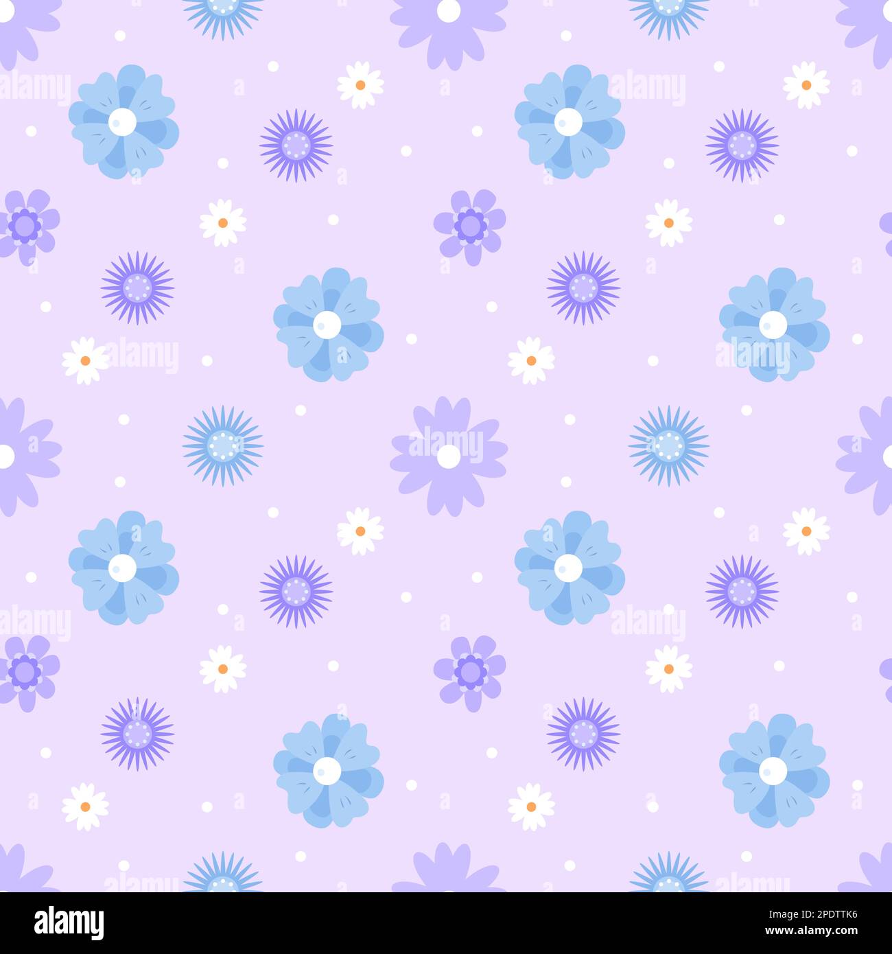 Light Purple Flower Pattern