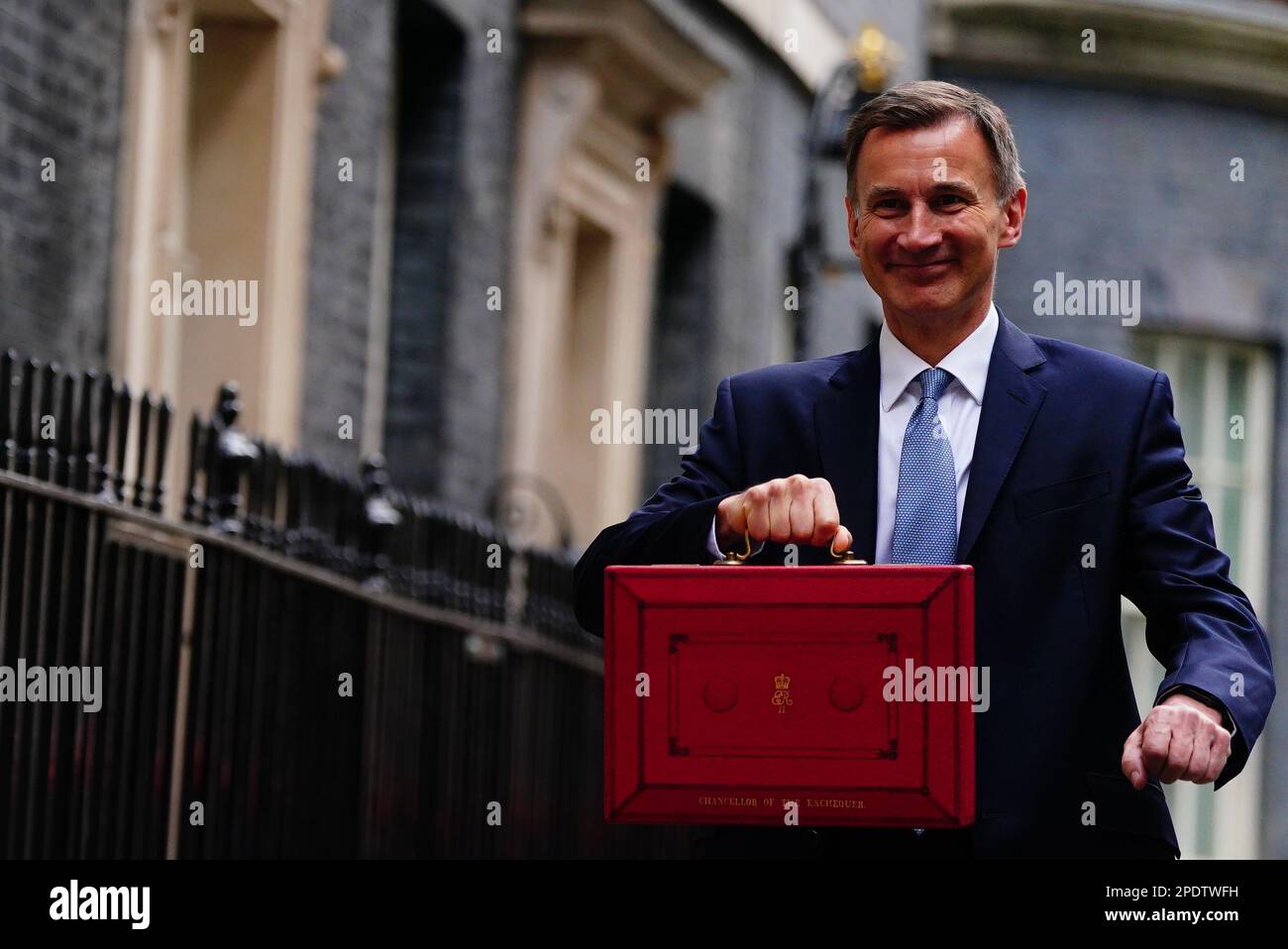 Chancellor of the Exchequer Jeremy Hunt leaves 11 Downing Street ...
