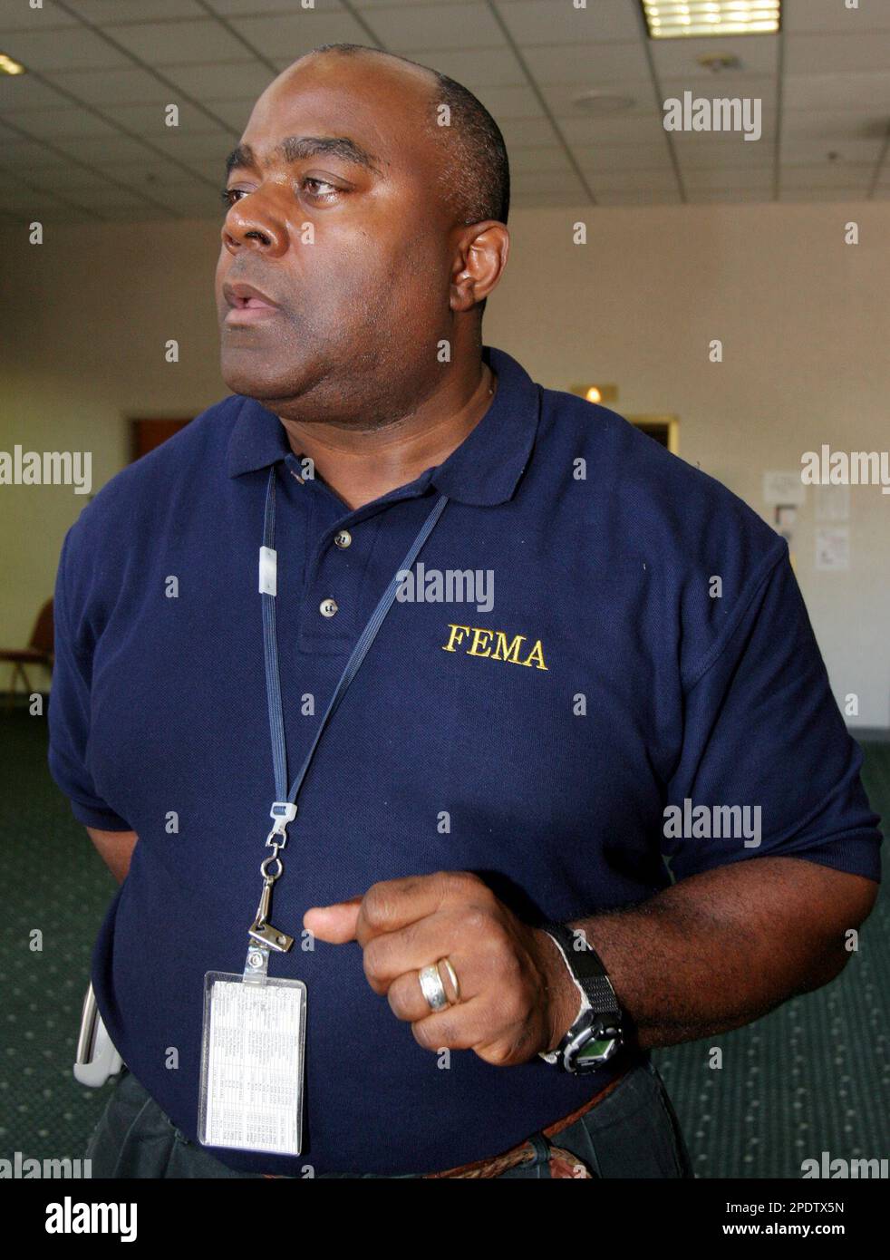 Tony Russell, the FEMA official in charge of hundreds of firefighters ...