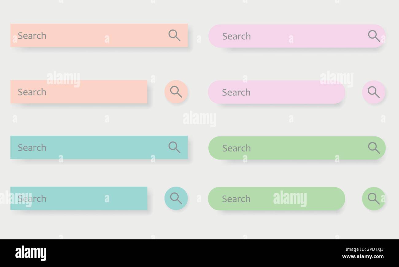 Search Bar for ui, design and web site. Search Address and navigation ...