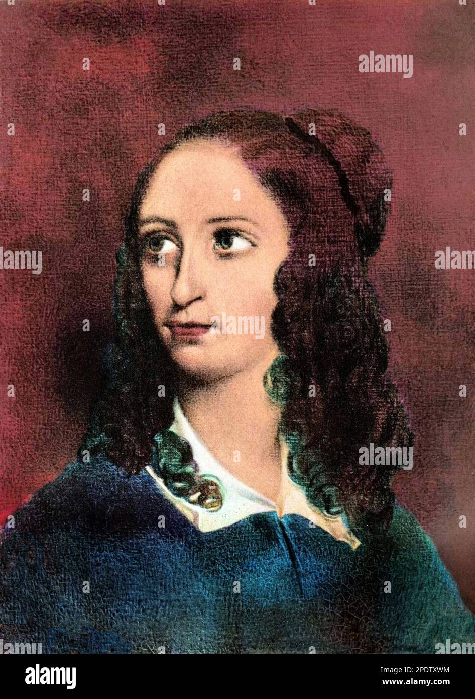 Portrait de Flora Tristan, femme politique francaise (1803-1844 Stock Photo - Alamy