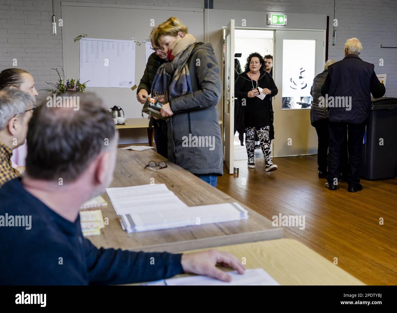 OKKENBROEK - 15/03/2023, BBB leader Caroline van der Plas casts her ...