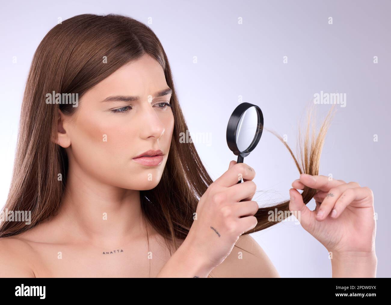 Split Ends Magnified