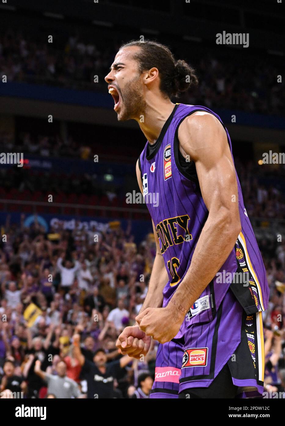 Xavier Cooks of the Kings reacts during the NBL (National Basketball ...
