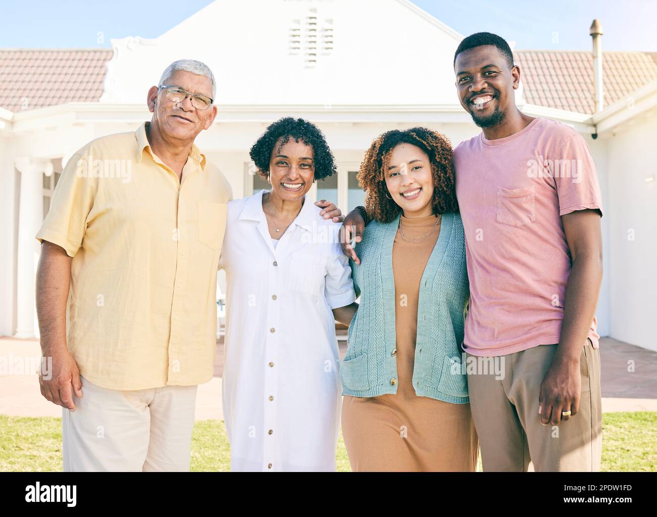 Portrait happy senior biracial grandmother hi-res stock photography and ...