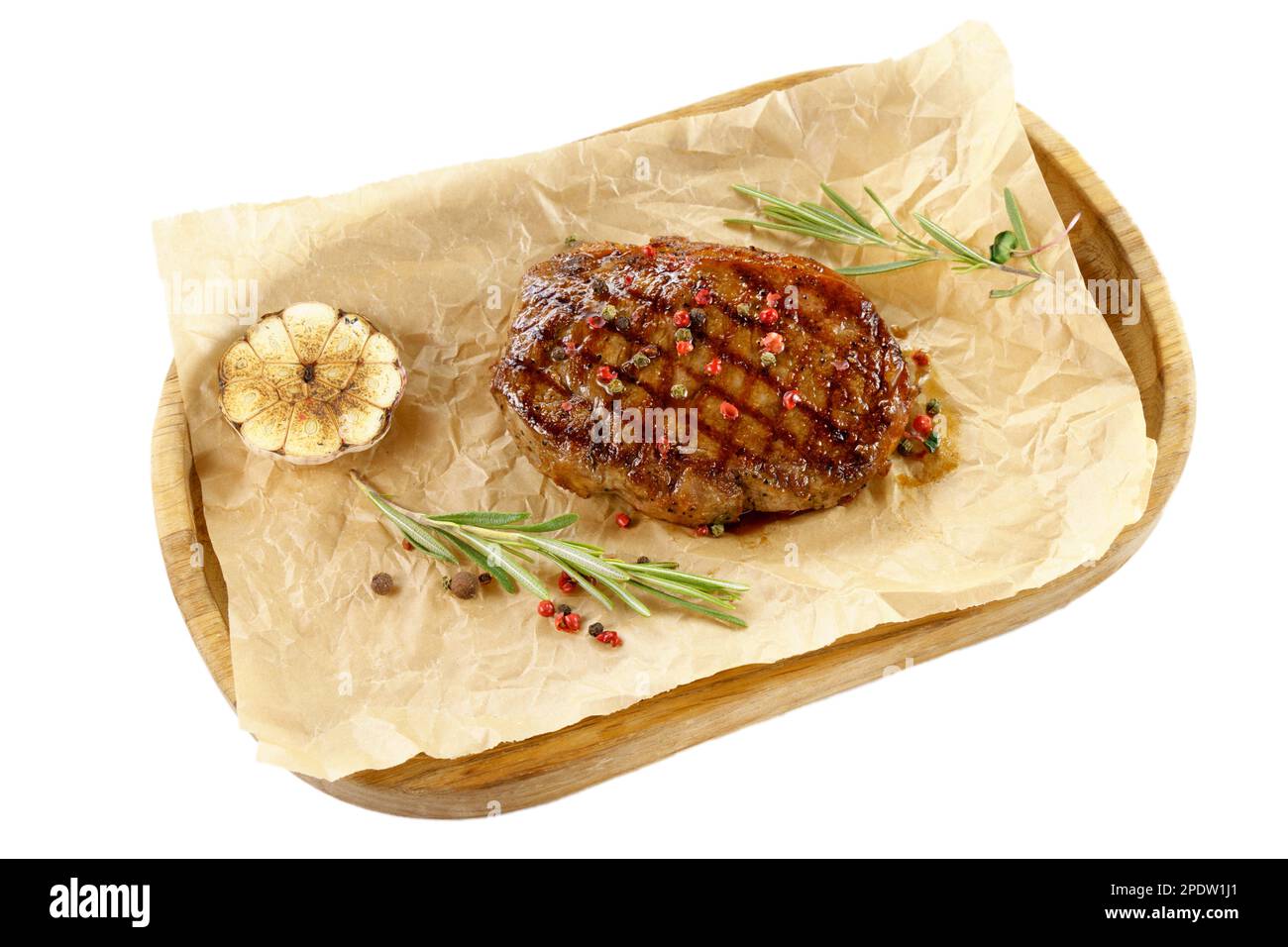 Fried beef cooked grilled meat with spices close up. Fried chunks of ...