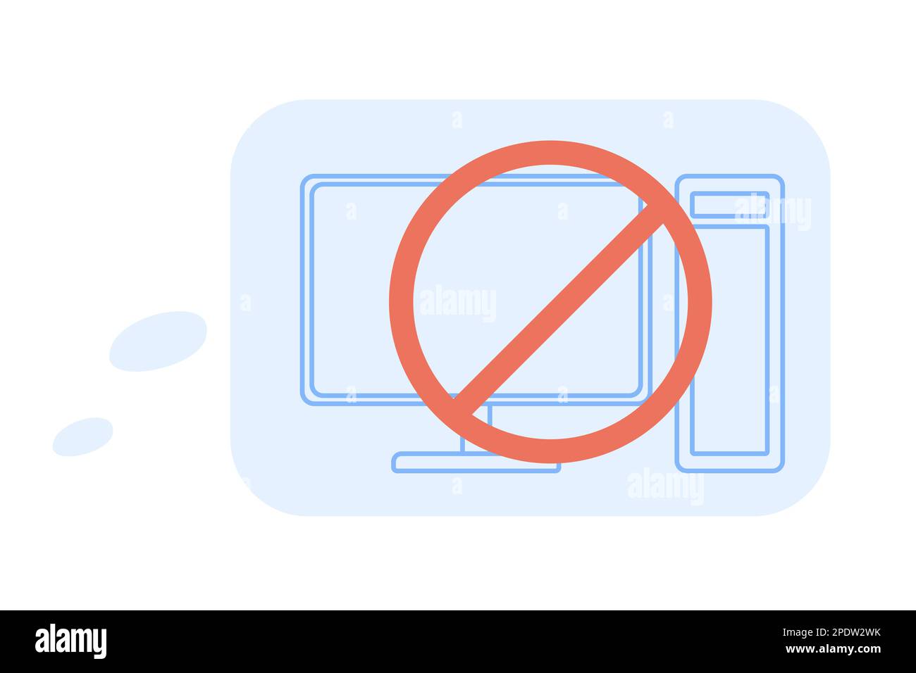 Cartoon computer thought bubble hi-res stock photography and images - Alamy