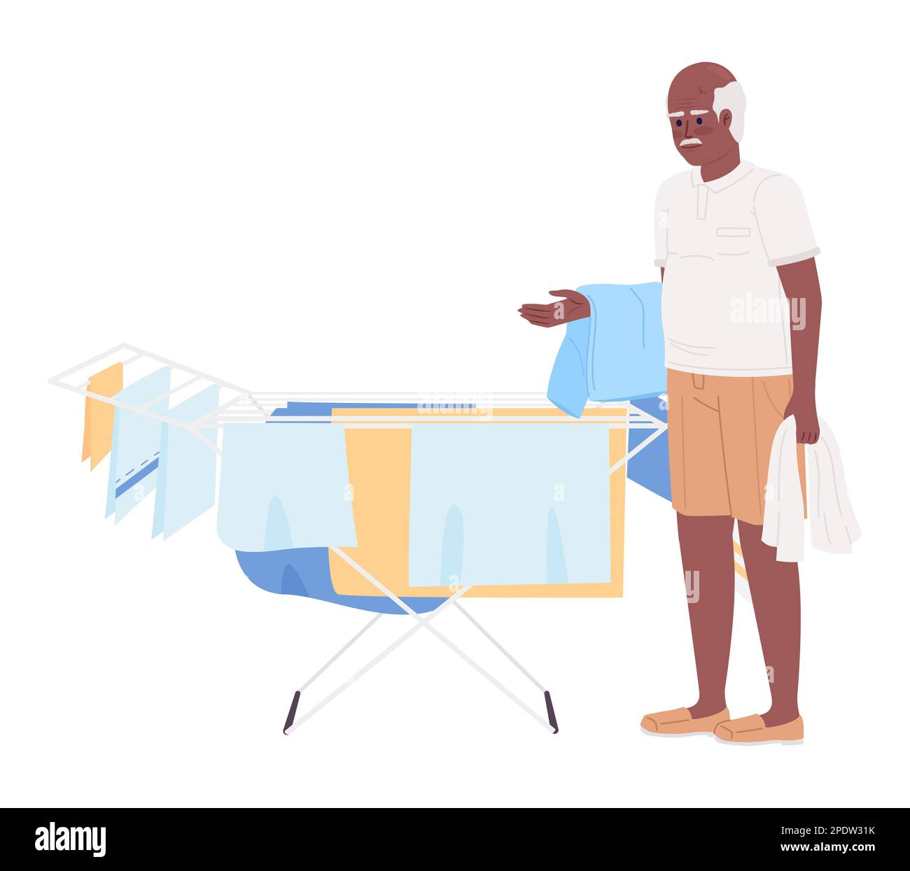 Drying clothes clipart hi-res stock photography and images - Alamy