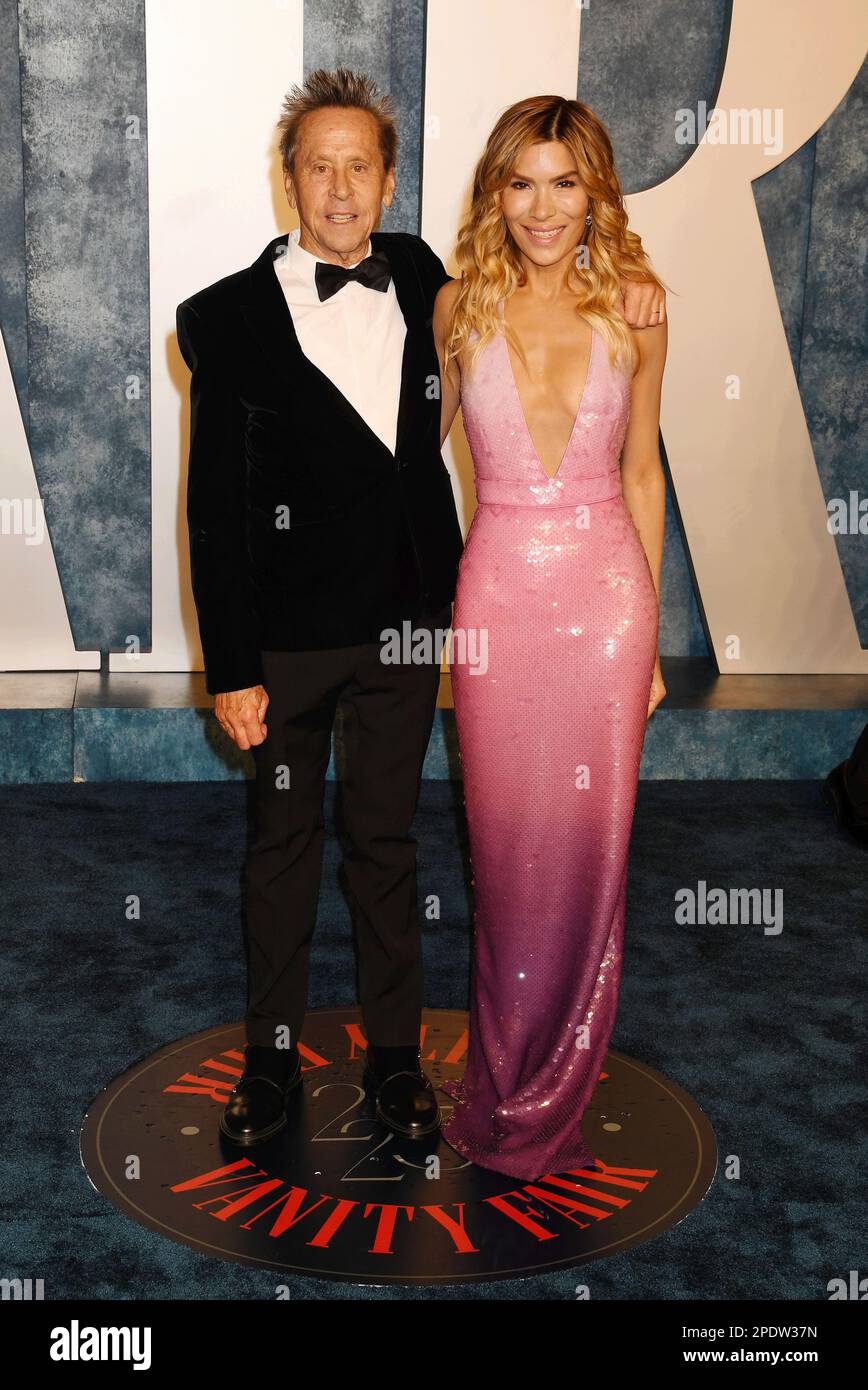 BEVERLY HILLS, CALIFORNIA - MARCH 12: (L-R) Brian Grazer and Veronica ...